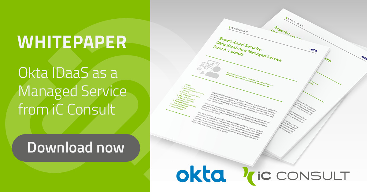 Okta IDaaS as a Managed Service from iC Consult | Whitepaper